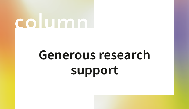 Generous research support - KyotoU Future Commons